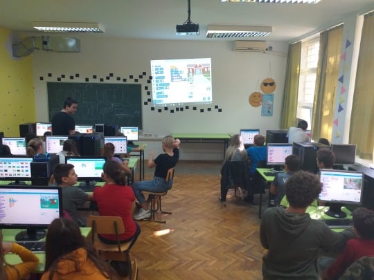Coding with kids in Italy | Code Week