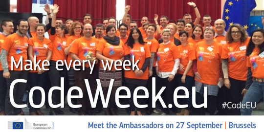 Debate: Make every week Code Week 27 September in Brussels | Code Week