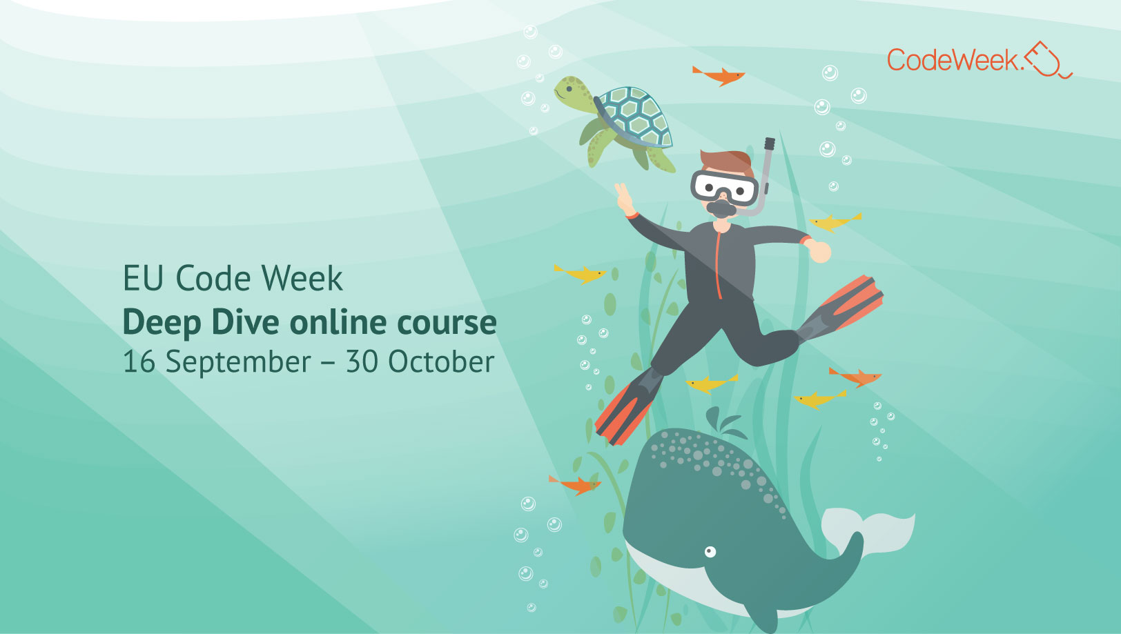New edition of the EU Code Week Deep Dive MOOC from 16 September to 30 October 2020 | Code Week