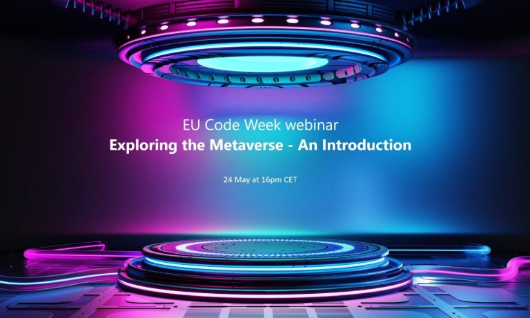 Join us for the First EU Code Week Webinar: ‘Exploring the Metaverse: An Introduction’ - Code Week
