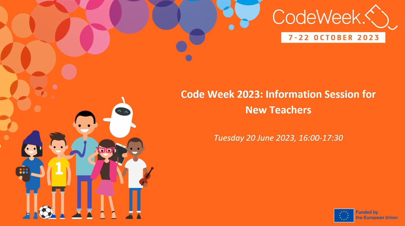 EU Code Week 2023: new teachers learn the ropes | Code Week