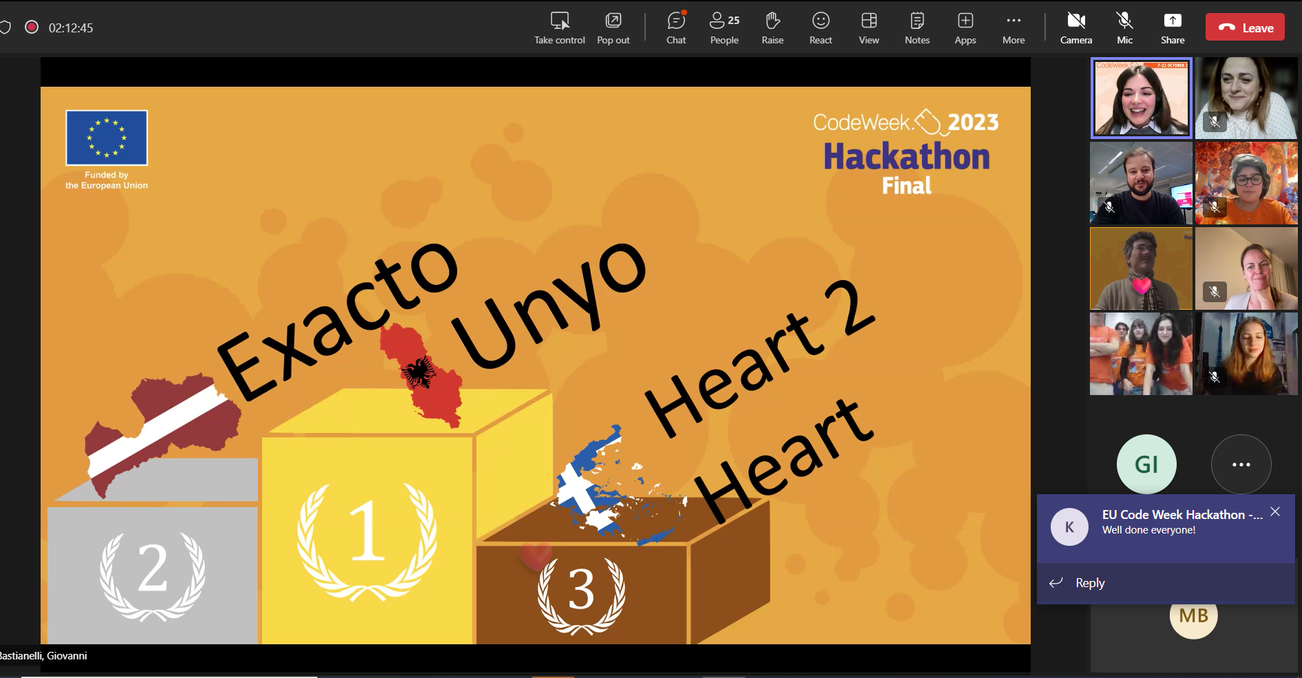 Tech Triumphs: Winner announced in EU Code Week Hackathon Final! | Code ...