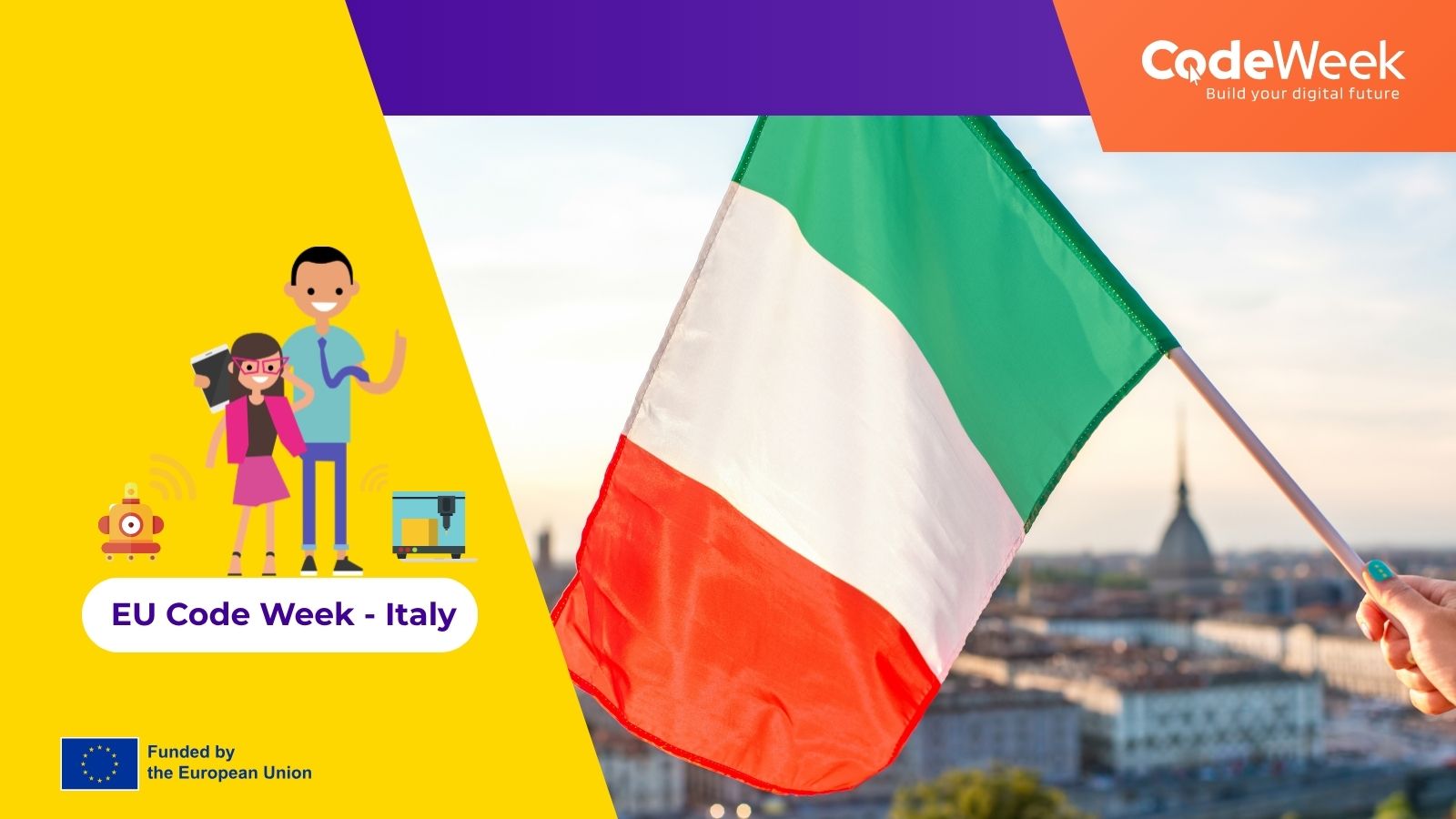 Bacheca Eventi EU Code Week Italia 2025 | 11–26 Ottobre